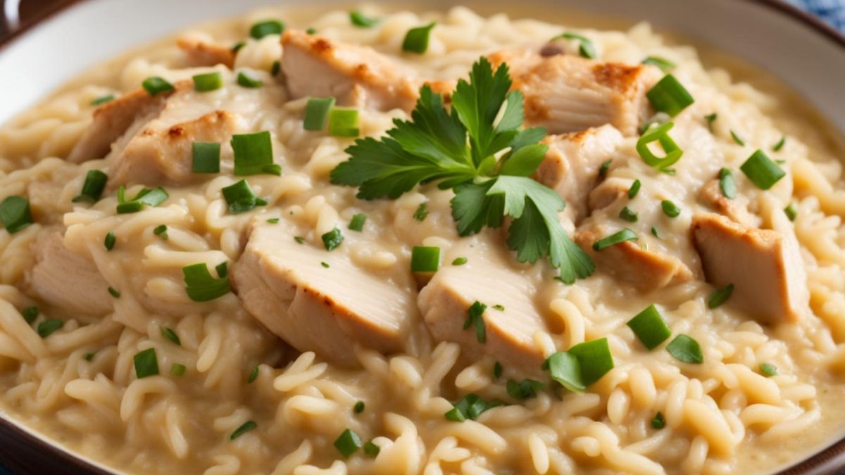 Creamy Chicken Risotto Recipe | Quick & Easy