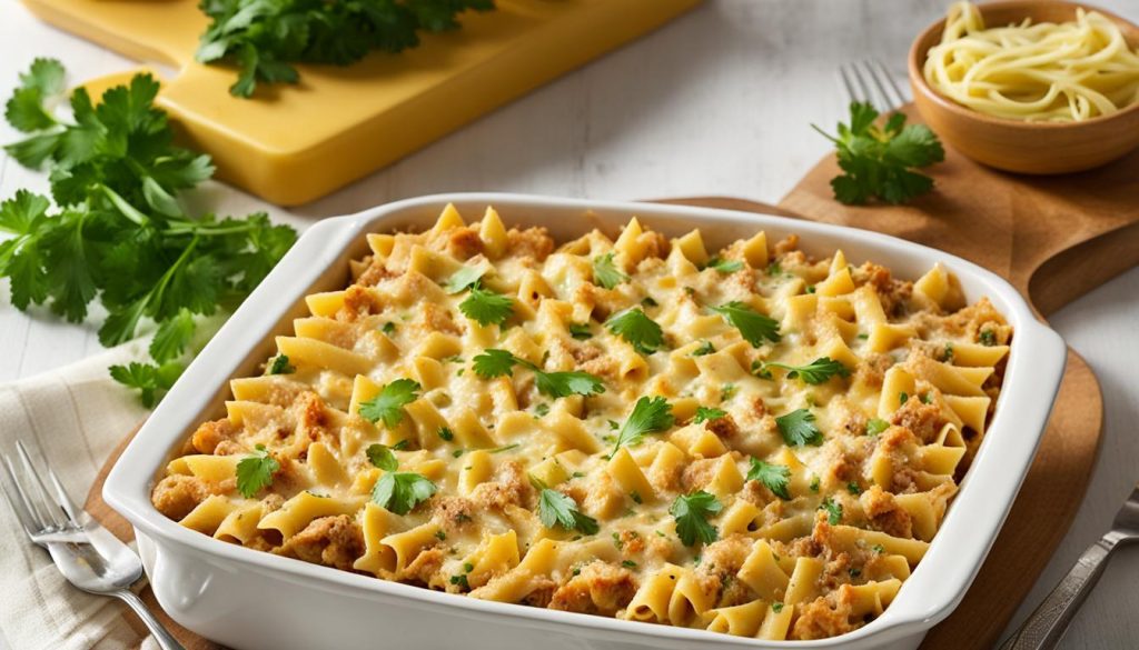 Easy Tuna Pasta Bake Recipe | Comfort Delights!