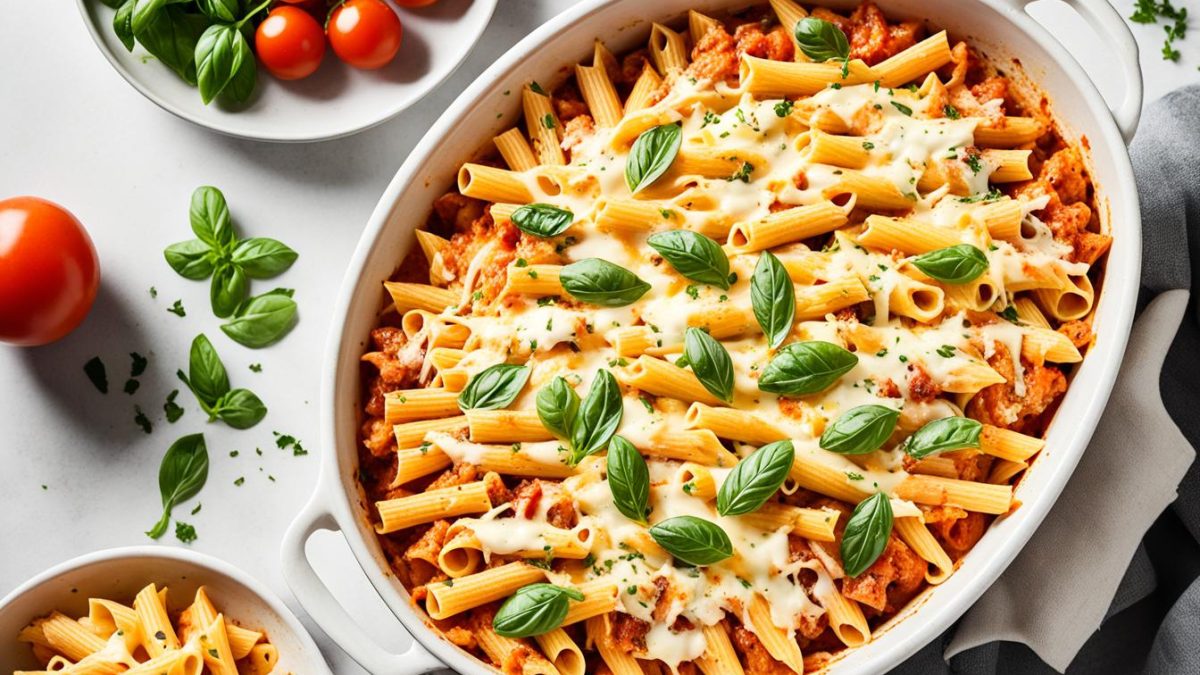 Easy Chicken Pasta Bake Recipe | Family Favorite!