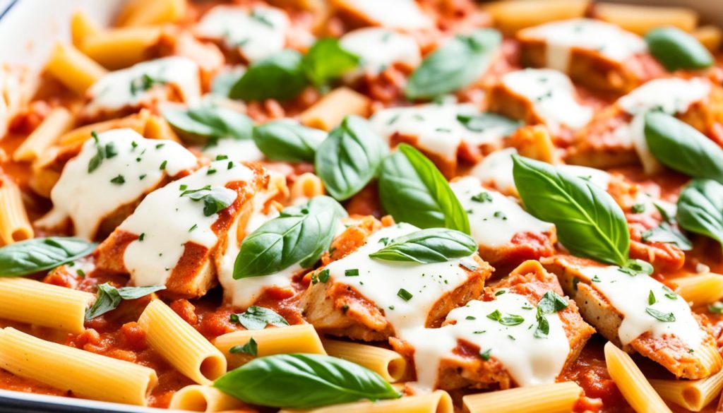 Easy Chicken Pasta Bake Recipe | Family Favorite!