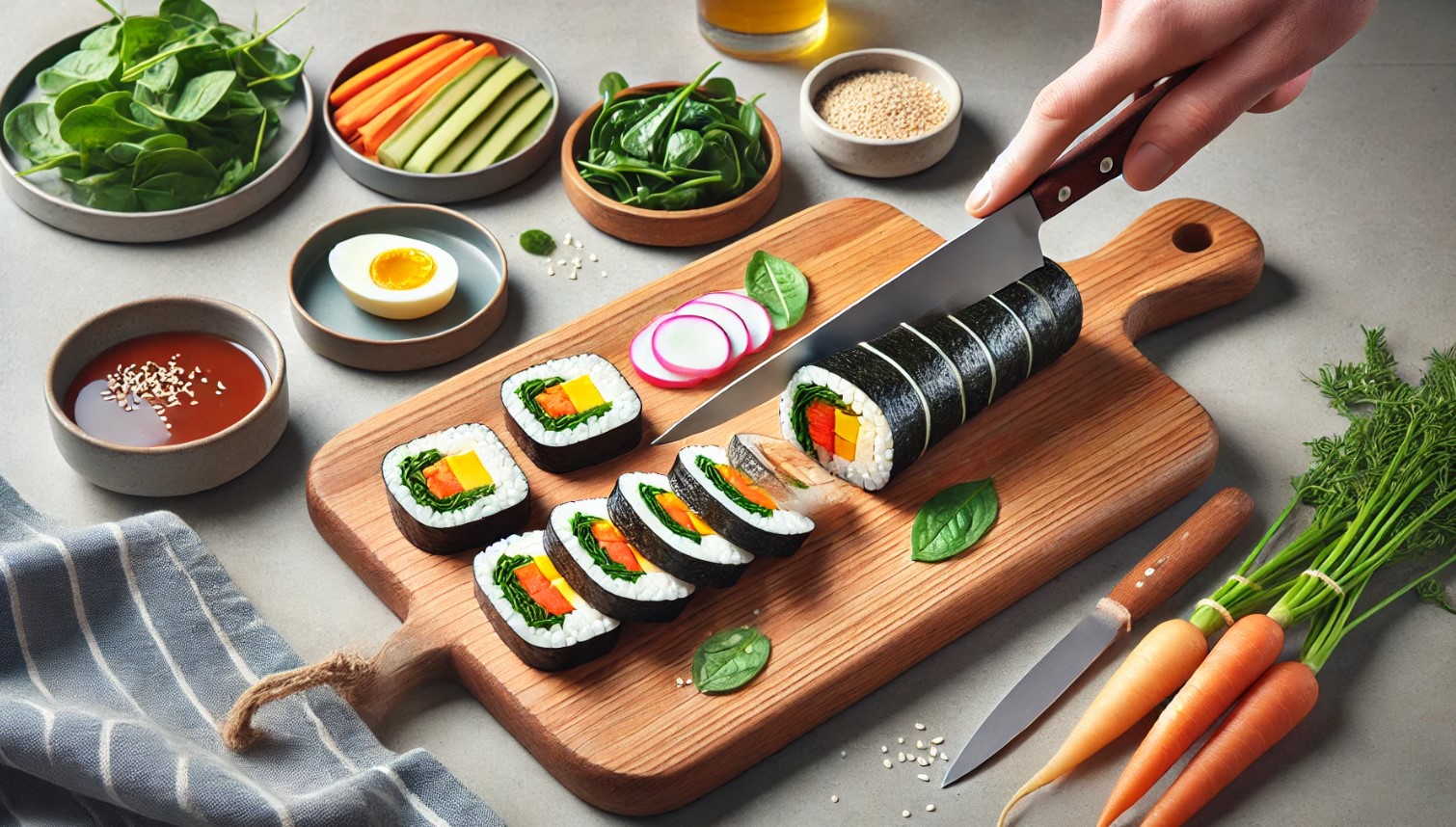 Kimbap Recipe: Quick and Easy Korean Picnic Favourite - Recipe to Cook