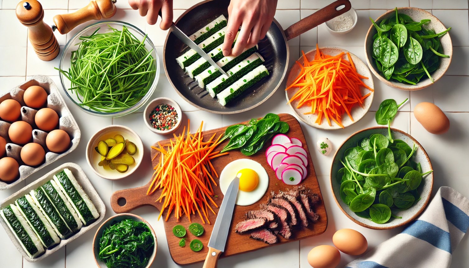 Kimbap Recipe: Quick and Easy Korean Picnic Favourite - Recipe to Cook