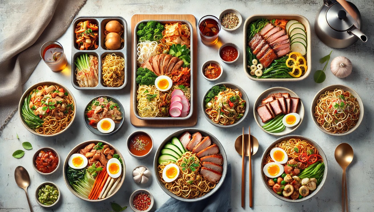 Kal Bibimmyeon Recipe: Spicy Cold Korean Noodles with Fresh Toppings ...