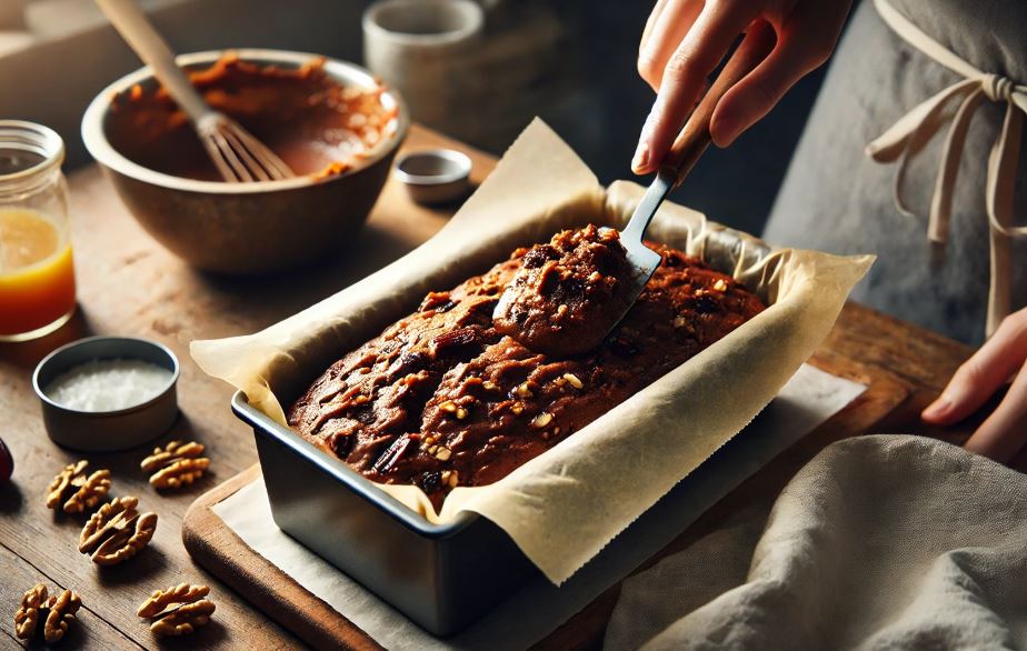 Moist Date And Walnut Cake Recipe UK | Step-By-Step Baking